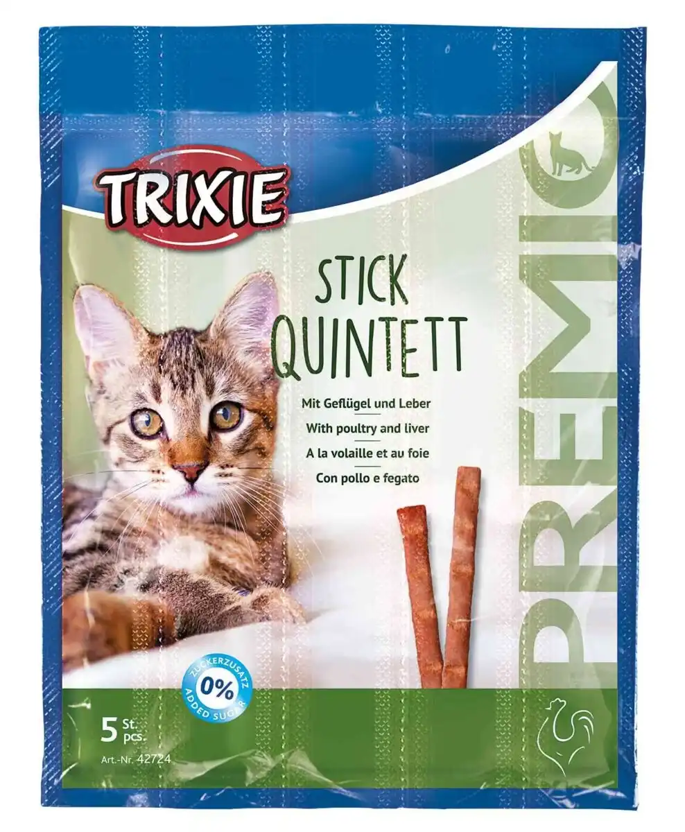 Trixie Premio štapići za mačke sa piletinom i džigericom, 95% mesa
