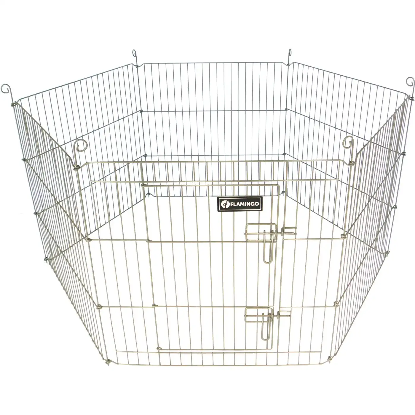 Flamingo Hexagon metalna ogradica za glodare, 6 delova, 60 × 60 cm