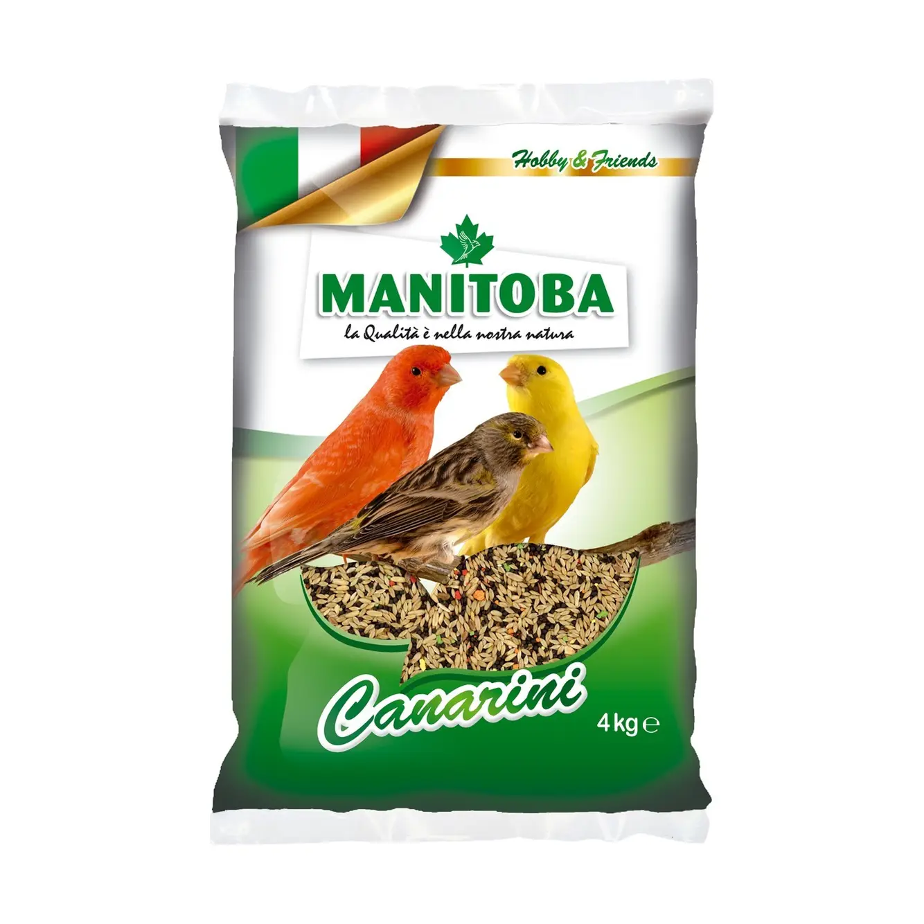 Manitoba Canarini T1 Biscuit mešavina šest semena sa keksom za kanarince — svakodnevna ishrana