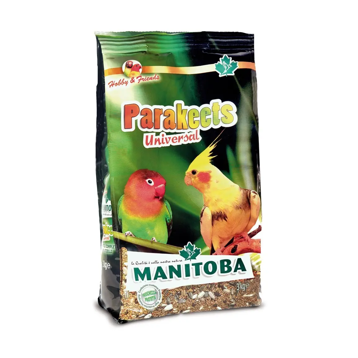 Manitoba Parakeets Universal mešavina semena za nimfe i srednje papagaje — svakodnevna ishrana