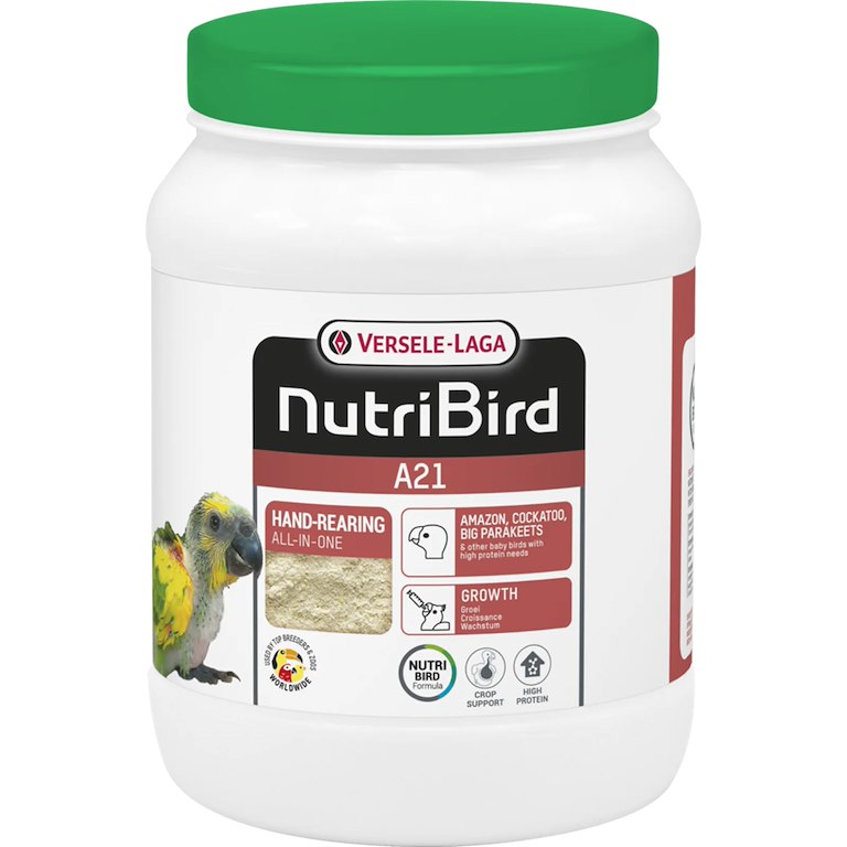 Versele-Laga NutriBird A21 za ručno hranjenje ptica — odgoj i rast