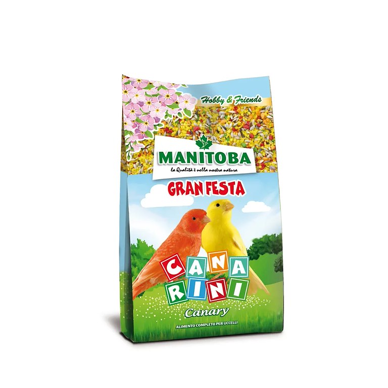 Manitoba Gran Festa mešavina sa keksom i semenjem za male papagaje — svakodnevna ishrana