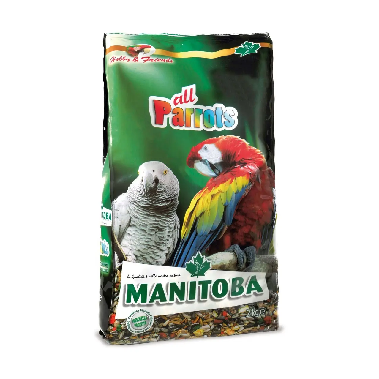 Manitoba Pappagalli osnovna mešavina semena za velike papagaje i are — svakodnevna ishrana