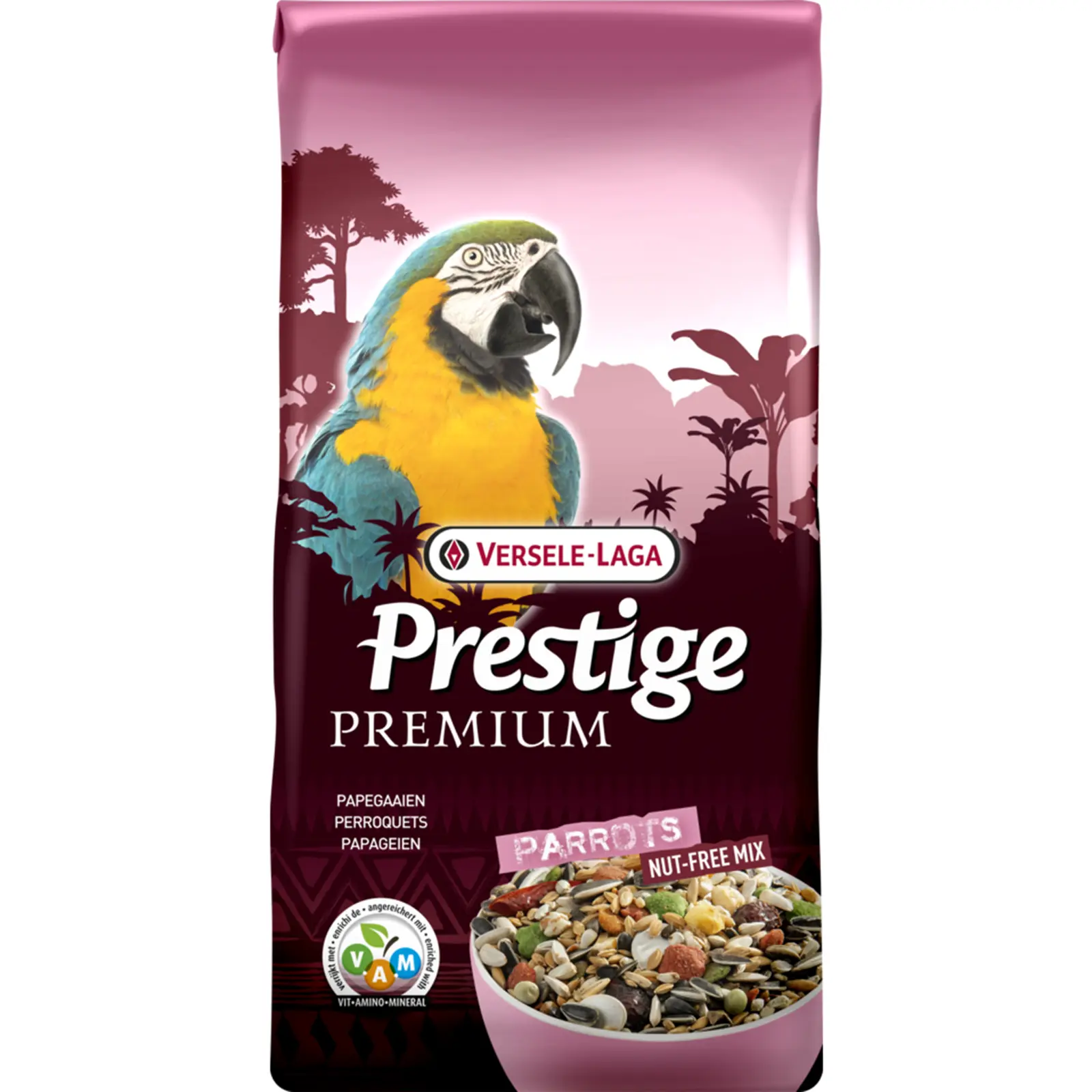 Versele-Laga Prestige Premium mešavina semena bez oraha za velike papagaje — svakodnevna ishrana