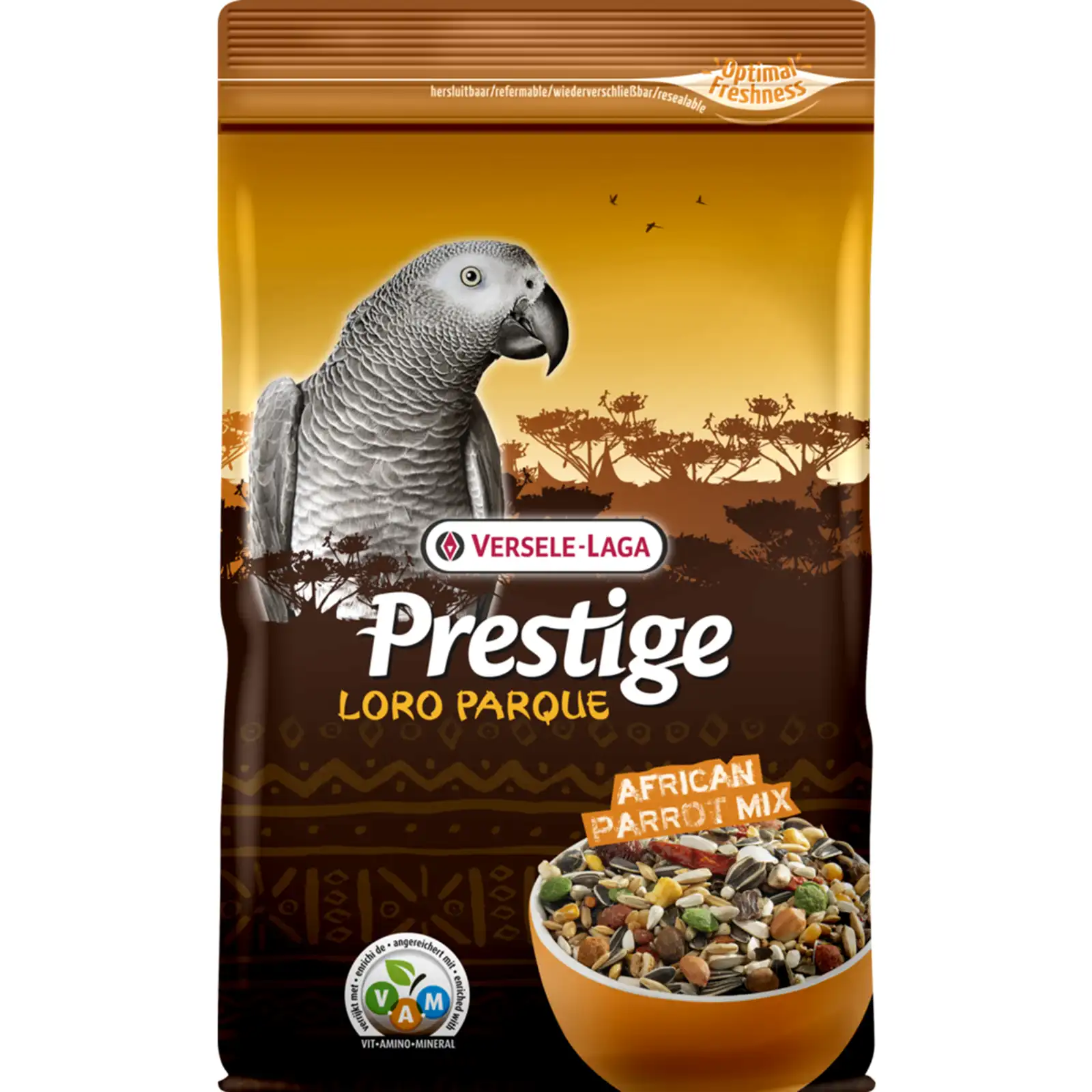 Versele-Laga Prestige Premium mešavina semena za afričke sive papagaje — svakodnevna ishrana