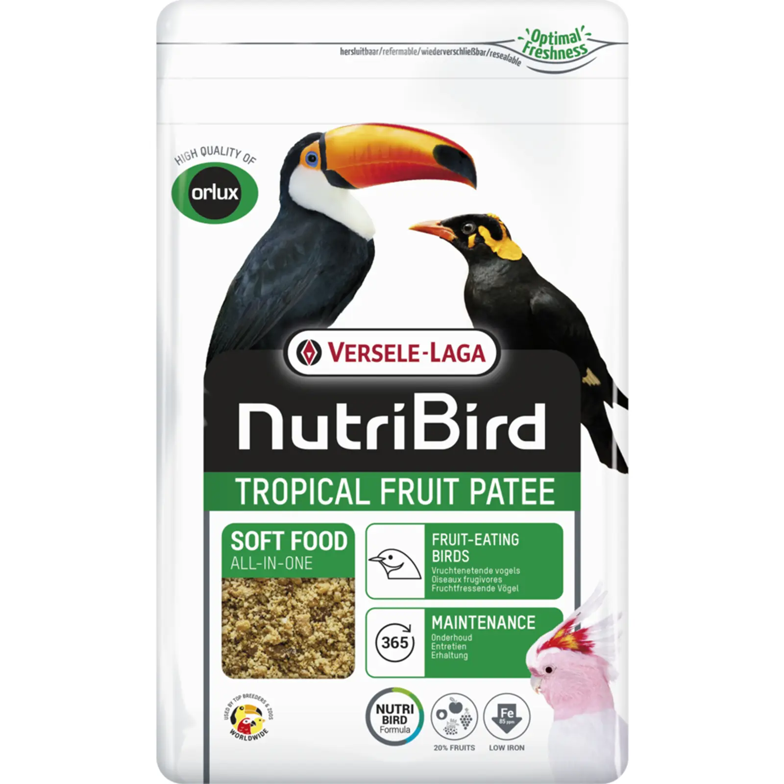 Versele-Laga NutriBird Lori kompletna hrana za lorije — meka formula za nektarne papagaje
