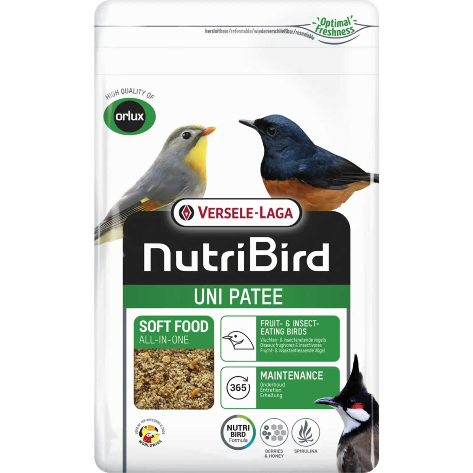 Versele-Laga NutriBird Uni meka hrana za ptice — dopunska ishrana i podrška u uzgoju