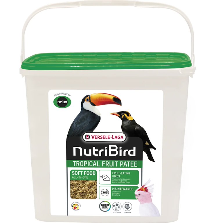 Versele-Laga NutriBird meka voćna hrana za egzotične ptice — dopunska ishrana i podrška u uzgoju