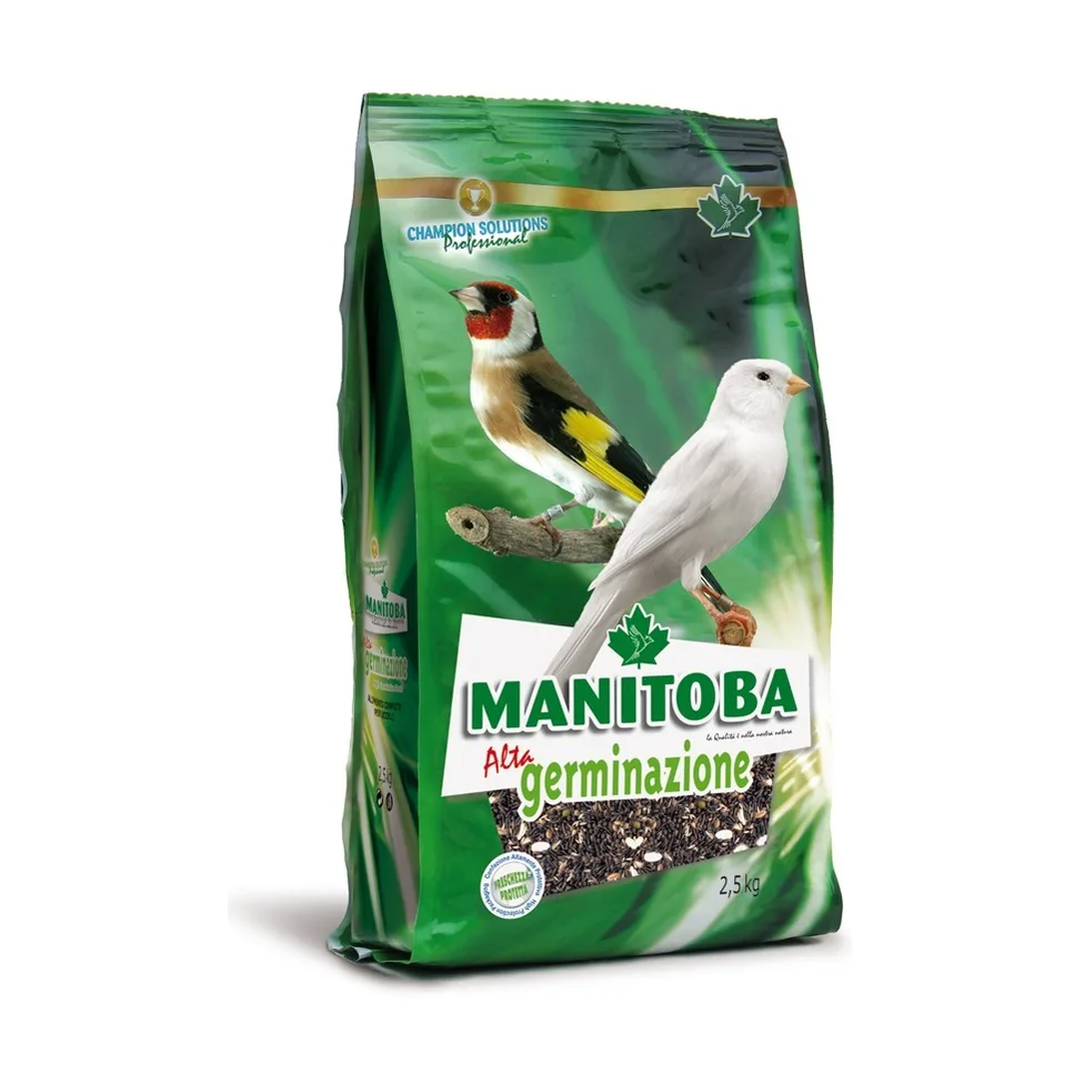 Manitoba Alta Germinazione mešavina semena visoke klijavosti za kanarince i divlje ptice pevačice — priprema proklijale hrane