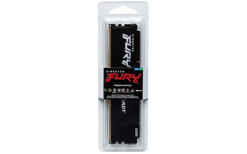 RAM DDR5 16GB 5600MHz Kingston Fury Beast Black KF556C40BB-16