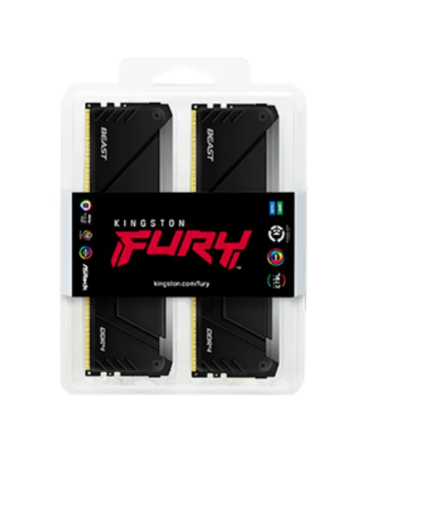 Memorija KINGSTON 32GB(2x16GB)/DIMM/DDR5/5600MHz/CL40/FURY Beast