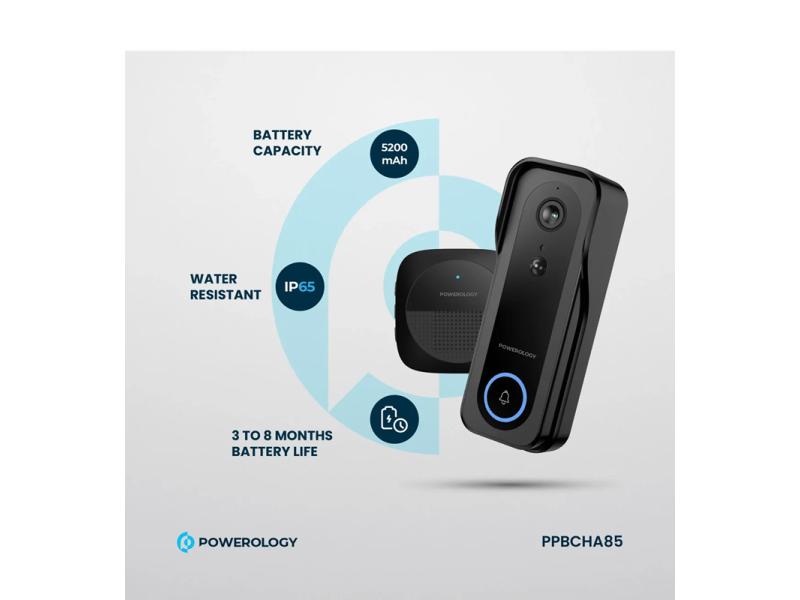 Powerology Kamera pametno zvono sa kamerom