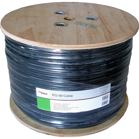 Eule RG-59 kabel sa napajanjem, 2x0,75mm, 305met - CAB-7305