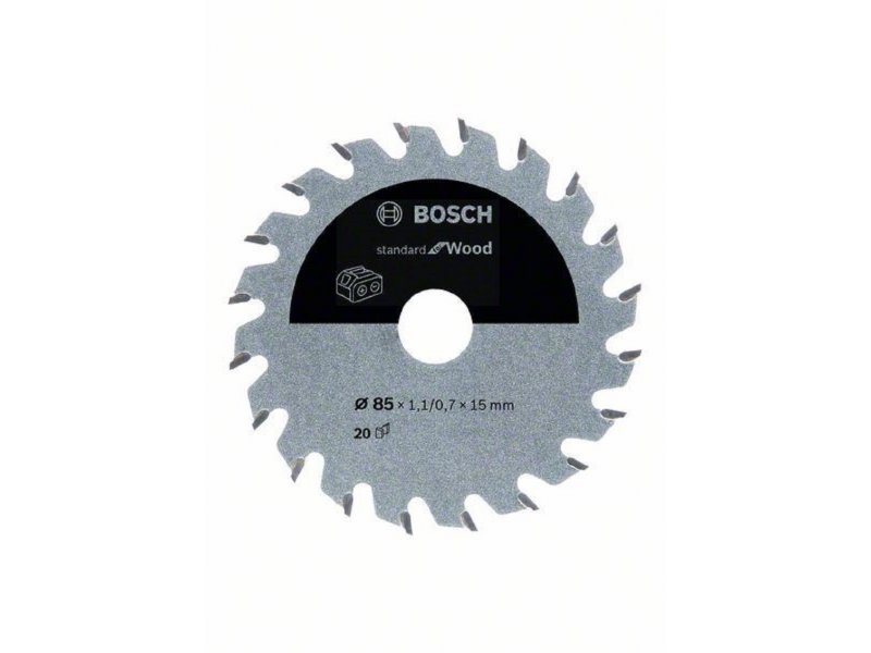 BOSCH List kružne testere za akumulatorske testere 85x15x1.1;0.7x20T