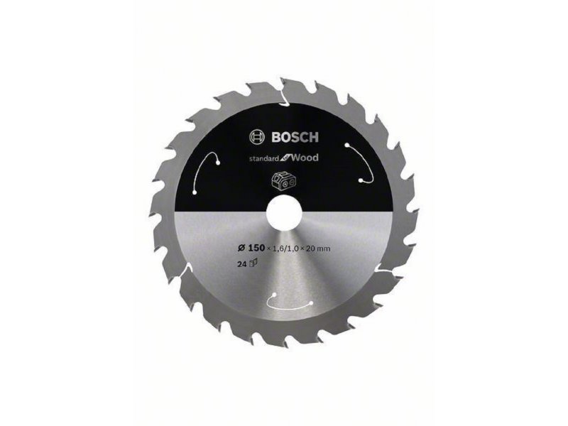 BOSCH List kružne testere za akumulatorske testere 150x20;16x1.6;1.0x24T