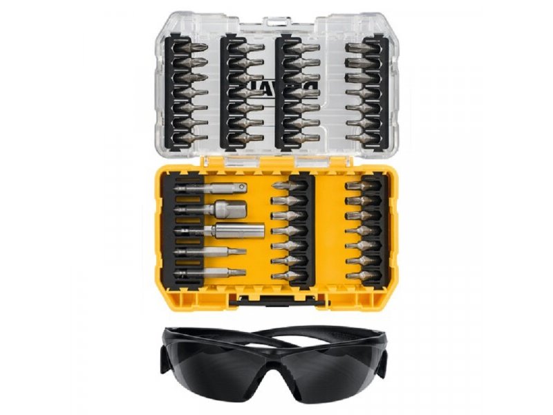 STANLEY DT70704 47-delni Set bitova + zaštitne naočare TX