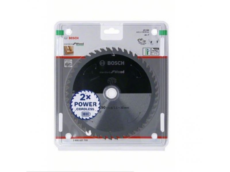 BOSCH List kružne testere za akumulatorske testere 190x30;20x1.6;1.1x48T