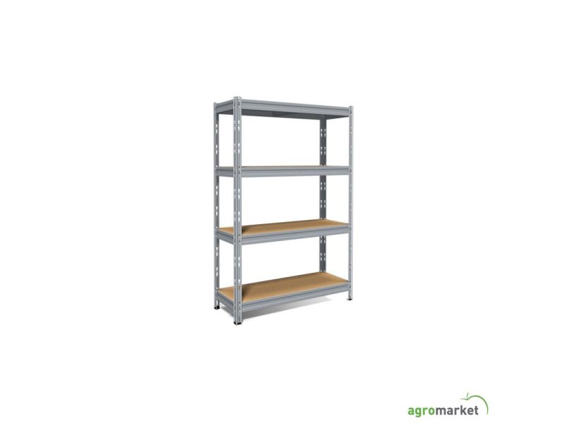 Metalna polica MAXI POKER 180 x 120 x 50 cm 4 x 400 kg - pocinkovana