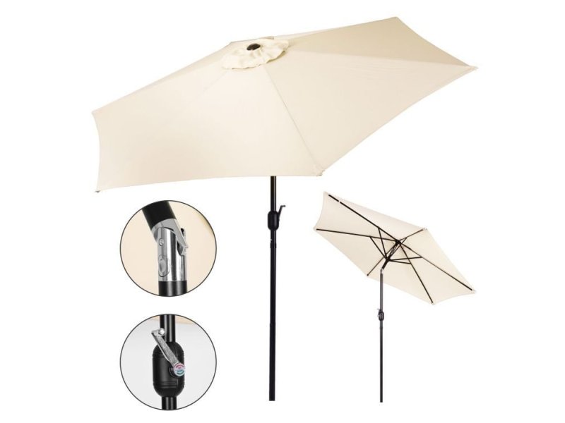 ModernHome Veliki ugaoni suncobran Beige