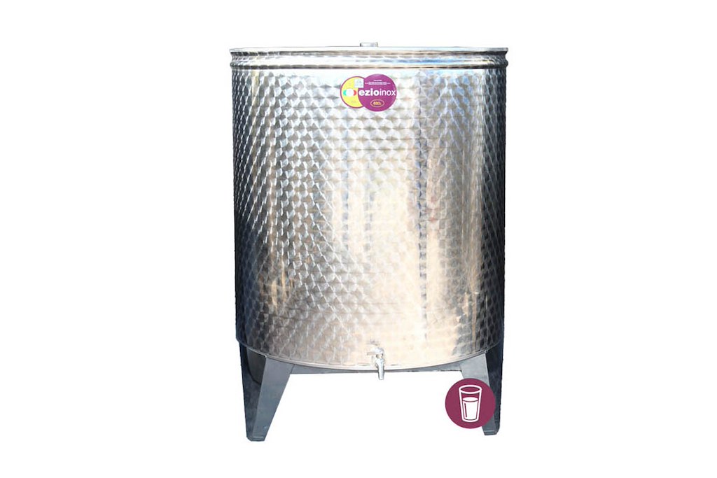 Inox bačva 680 l (za rakiju)- sa slavinom