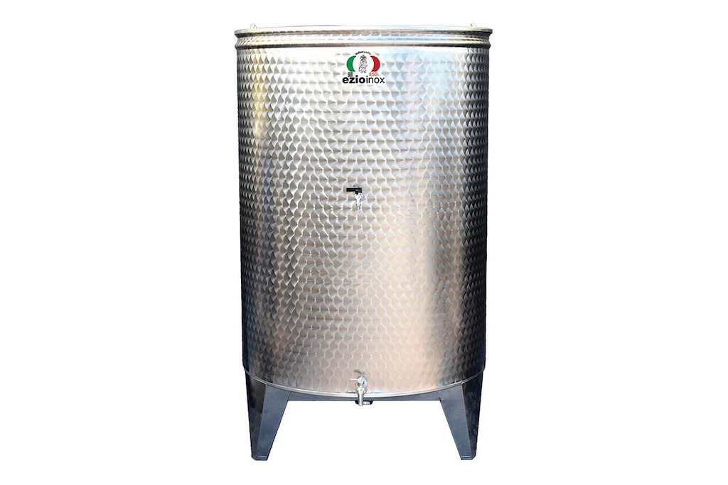 Inox bačva 850 L za vino - sa slavinom