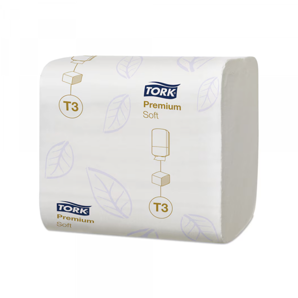 Toalet papir za dispenzer Tork T3 Premium složivi 252 lis 1/30 114273