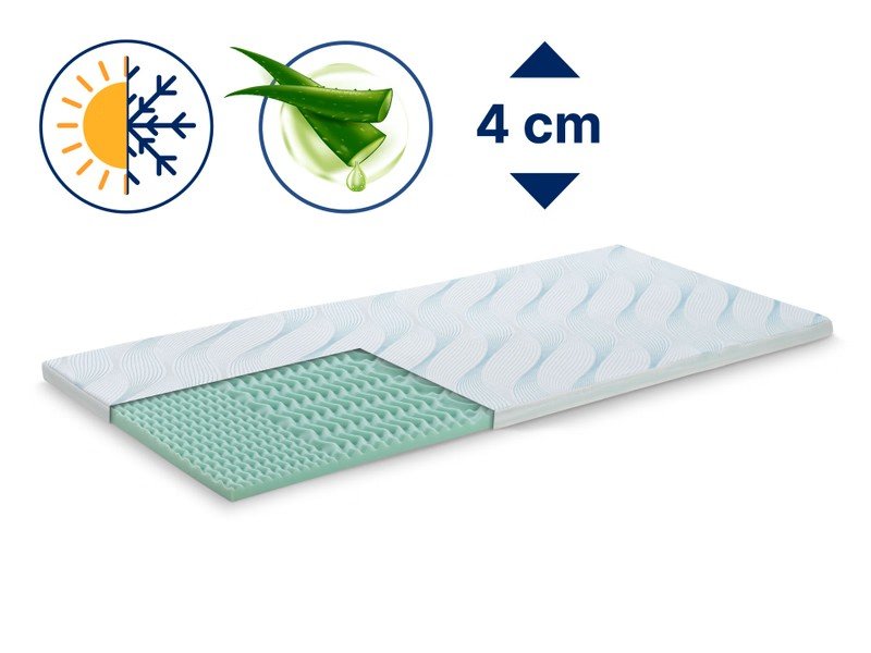 DORMEO Aloe Vera Vitalis 2u1 topper 4cm 160x190