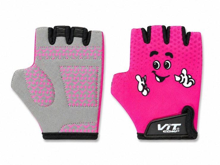 Rukavice dečije lcl k65111 gel roza smile veličina s