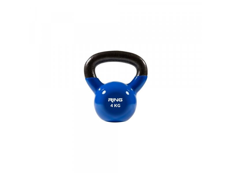 RING RX DB2174-4 kettlebell metal+vinyl 4kg