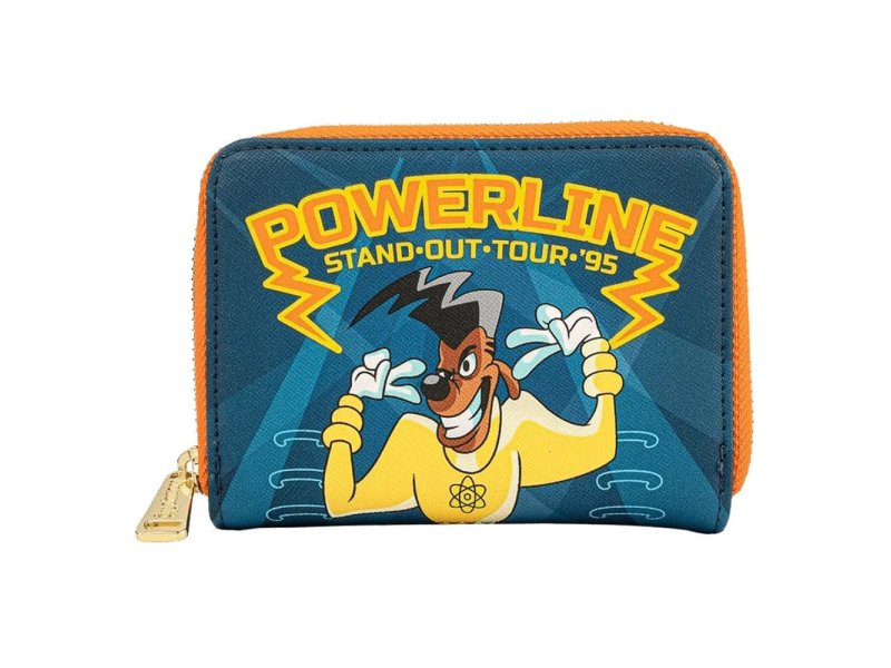 Loungefly Disney Goofy Movie Powerline All Access Pass Zip Around, novčanik
