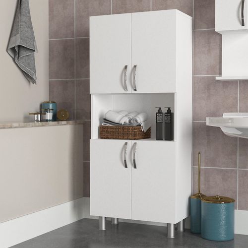 Hanah Home ormarić za kupatilo William, 59,5 cm, beli