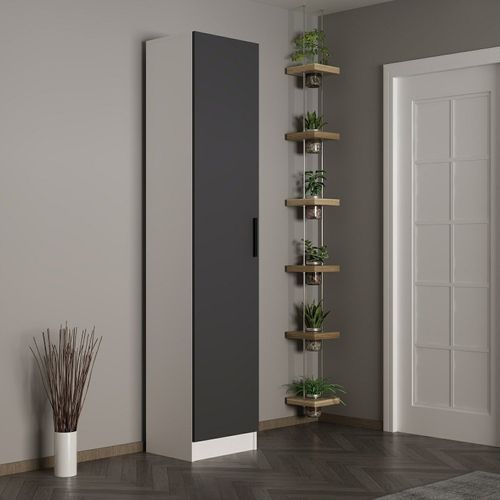 Hanah Home garderober za predsoblje Noah 8208, 45 cm, antracit