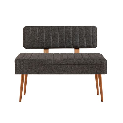 Hanah Home klupa Vina 1053-2, 90 cm, antracit / atlantski bor