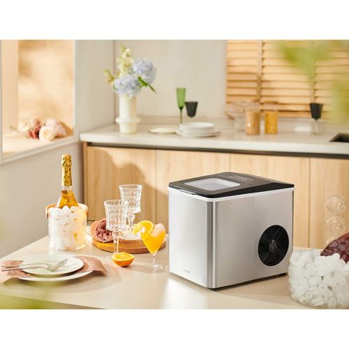 Sencor ledomat SIM 3400SS, do 12 kg leda dnevno, rezervoar 1,8 l