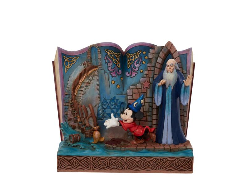 JIM SHORE Sorcerer Mickey Storybook Figurine