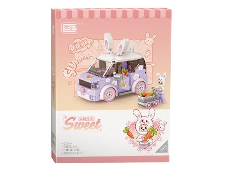 LOZ LOZ Loz Loz - Bunny Radish Car