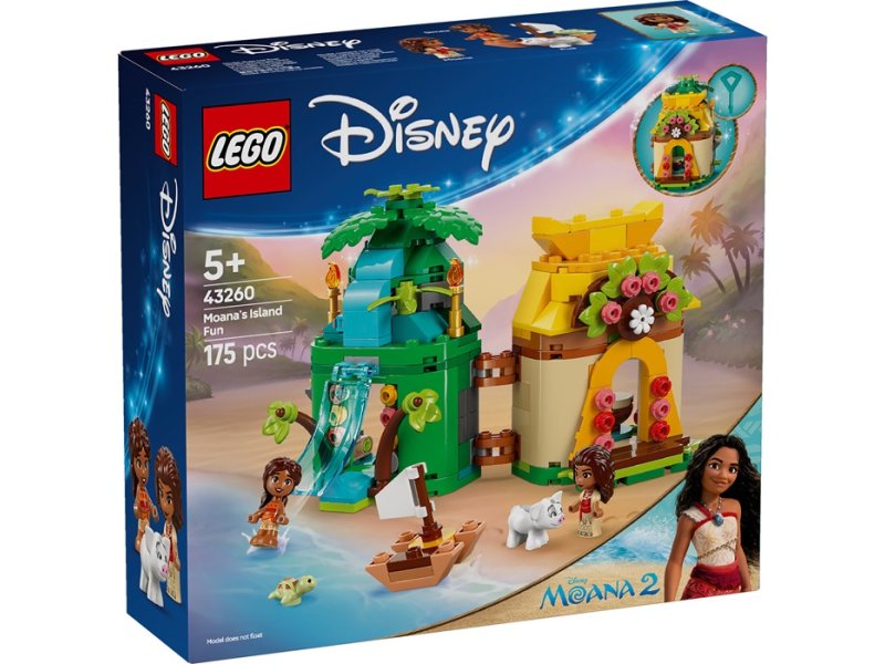 LEGO 43260 Vajanina ostrvska zabava
