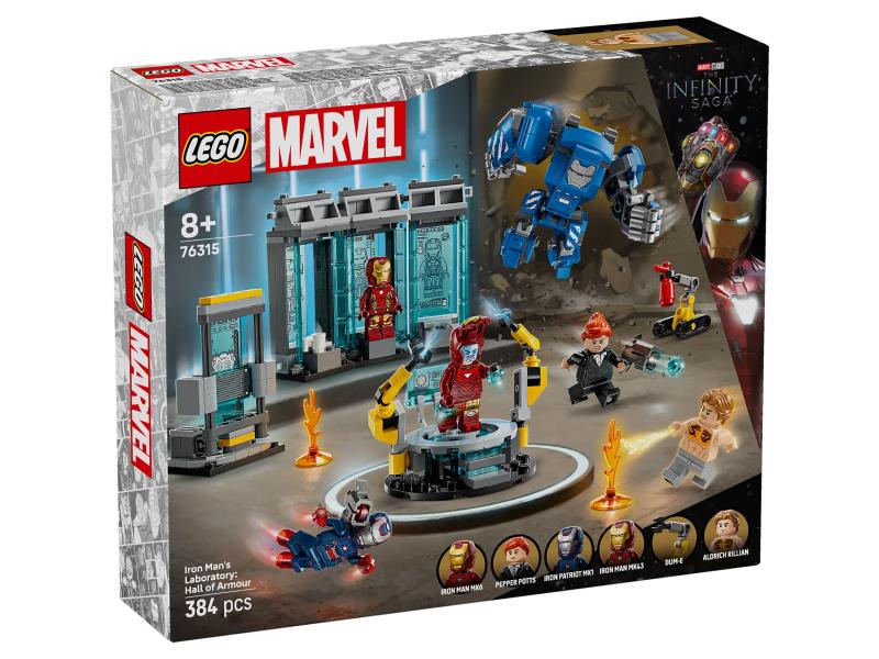 LEGO 76315 Ajronmenova laboratorija: Dvorana oklopa