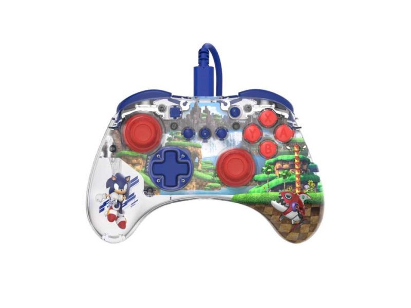 PDP SWITCH Gamepad Realmz Wired Controller Sonic Green Hill Zone