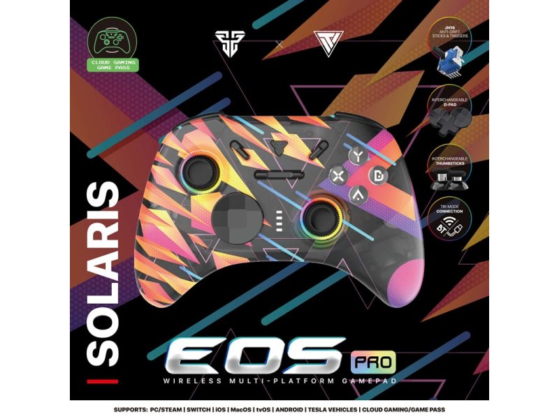 FANTECH Joypad wireless WGP15 EOS PRO multiplatform RGB rainbow