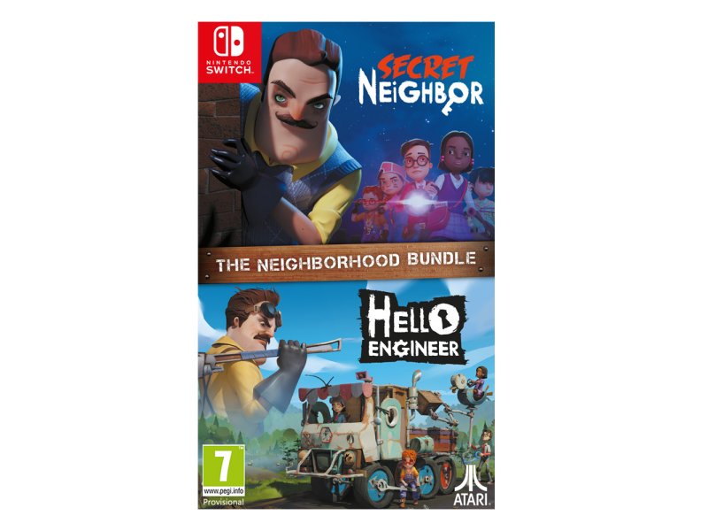Atari Switch, Secret Neighbor + Hello Engineer - The Neighborhood Bundle