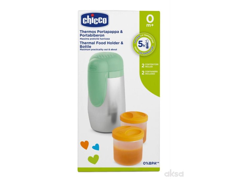 CHICCO CHICCO 2U1 TERMOS ZA HRANU I PIĆE