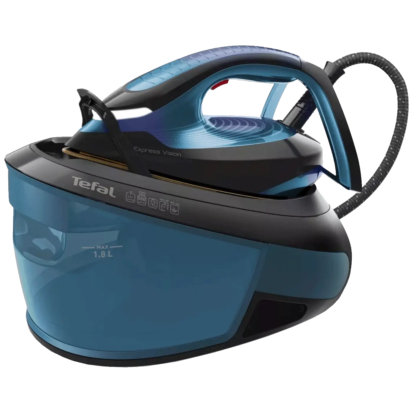 Tefal SV8151E0 pegla na paru, 2800 V, Tefal Ekpress Vision, plava