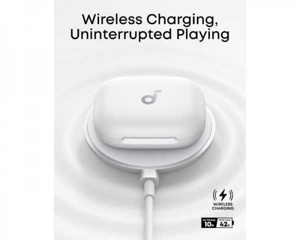 ANKER Soundcore AeroFit 2 BT bubice sa mikrofonom bele