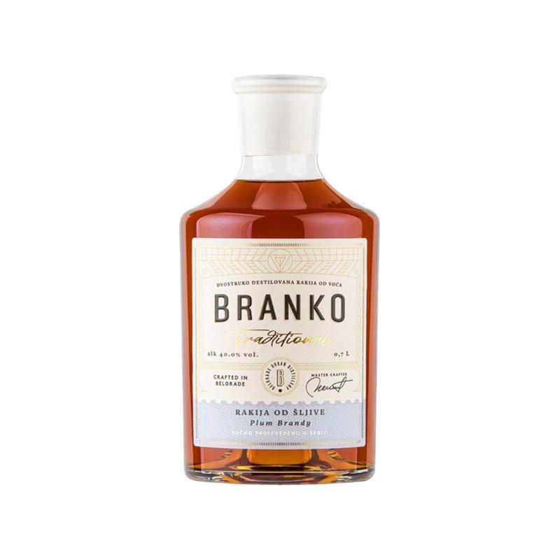 Rakija Šljiva Traditional 0,7L Branko