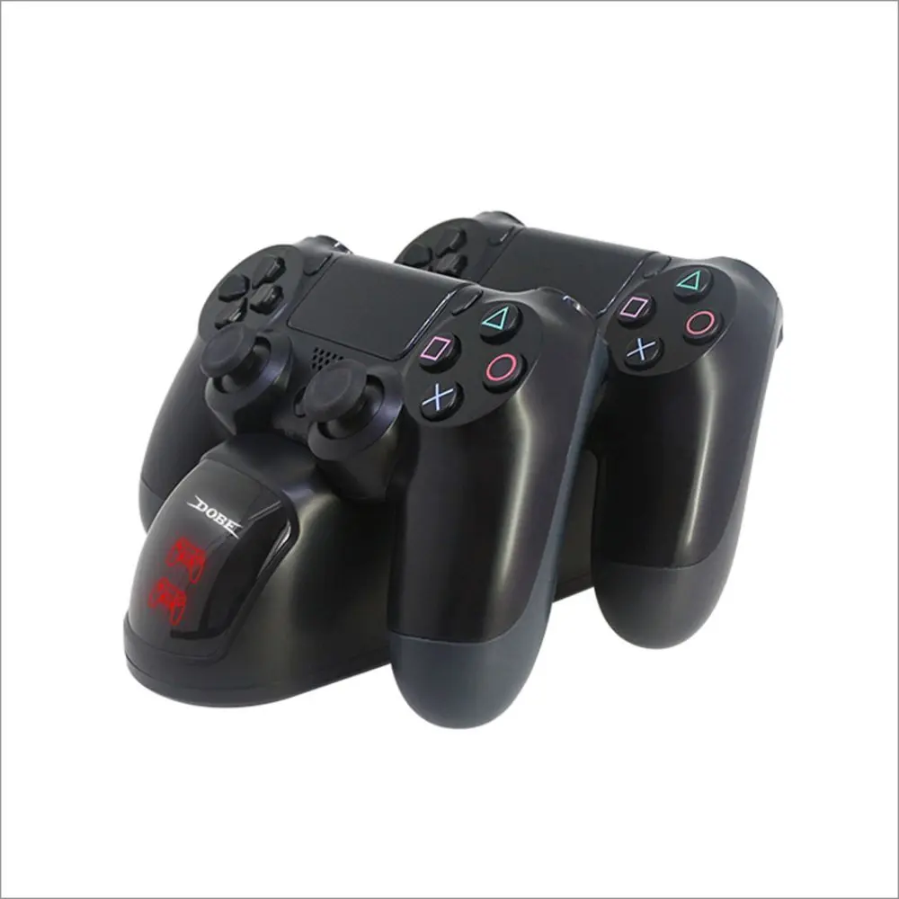 Dobe Punjač za PS4 kontrolere TP4-889, Dual, Crni