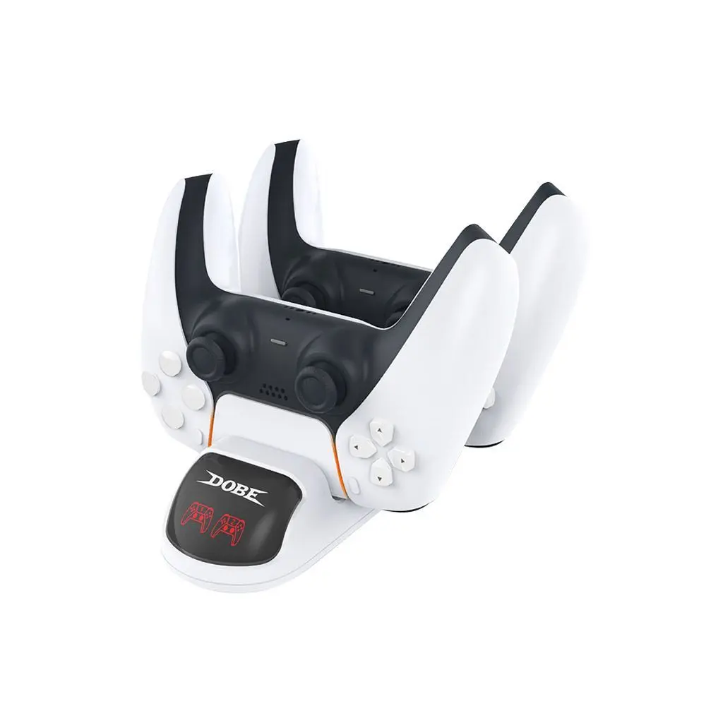 Dobe Punjač za PS5 kontrolere TP5-0506, Dual, Beli
