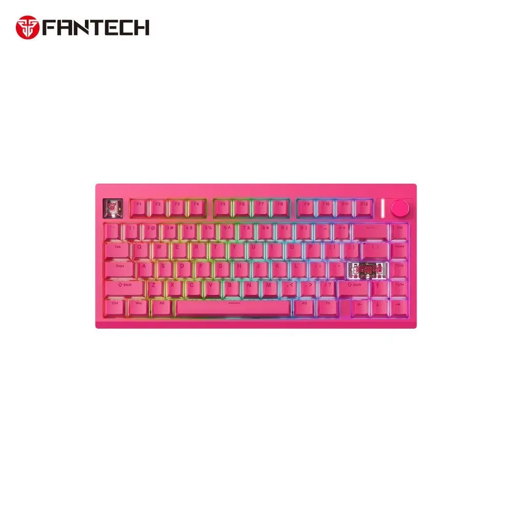 Fantech Gaming tastatura MK921 Maxfit 8, Bežična, Mehanička, Pink (Brown switch)
