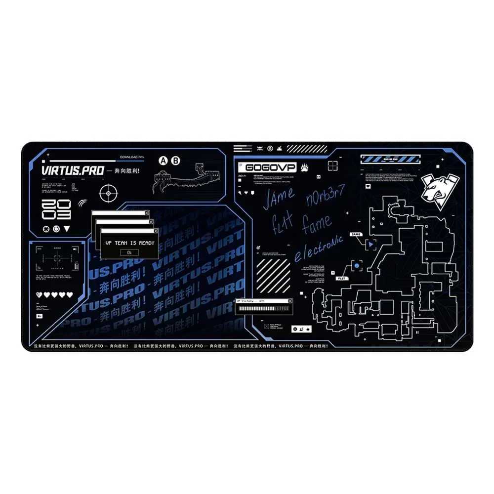 FS Holding Podloga za miš Virtus Pro Gaming - Shanghai Major, Limited Edition, Crna