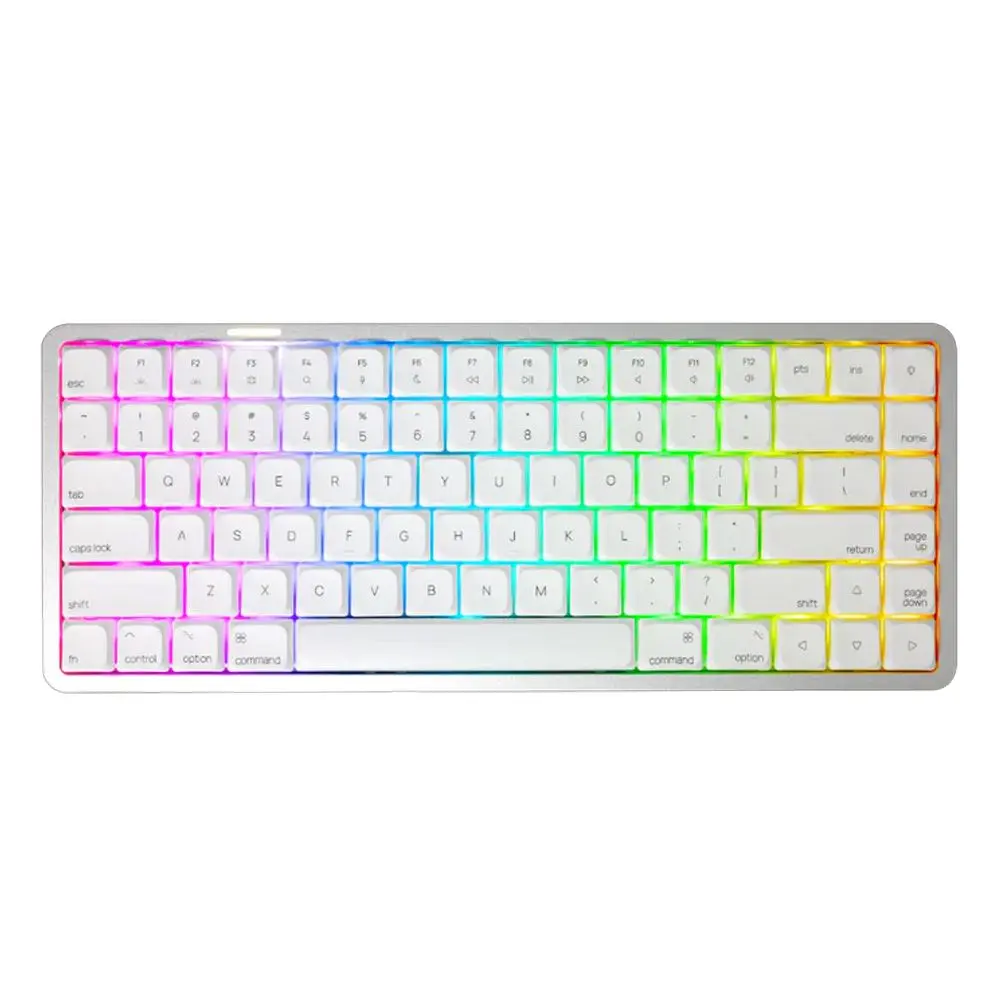 Akko Mehanička gejmerska tastatura Air 01 Low Profile, RGB, Bela